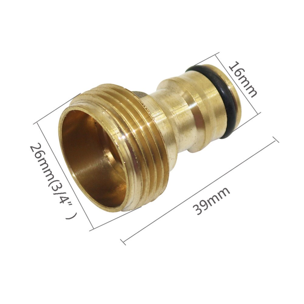 2Pcs 3/4 Inch Male Thread Copper Quick Connectors ... – Grandado