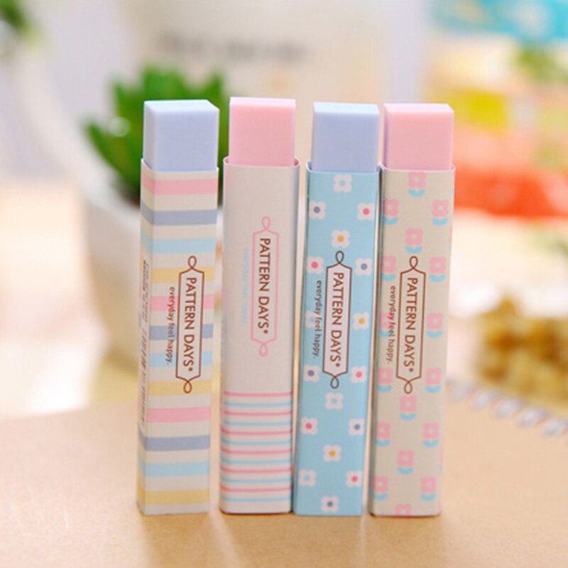 1 Pcs Rainbow Color Simple Long Strip Pencil Erase... – Grandado
