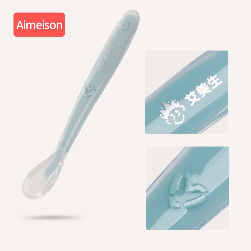 Baby Soft silicone Spoon Food Grade baby Feeding S... – Grandado