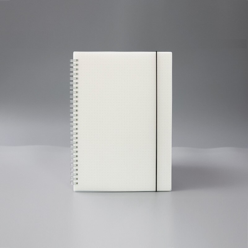 PP Frost Coil Book Transparent Horizontal Line Bla... – Grandado