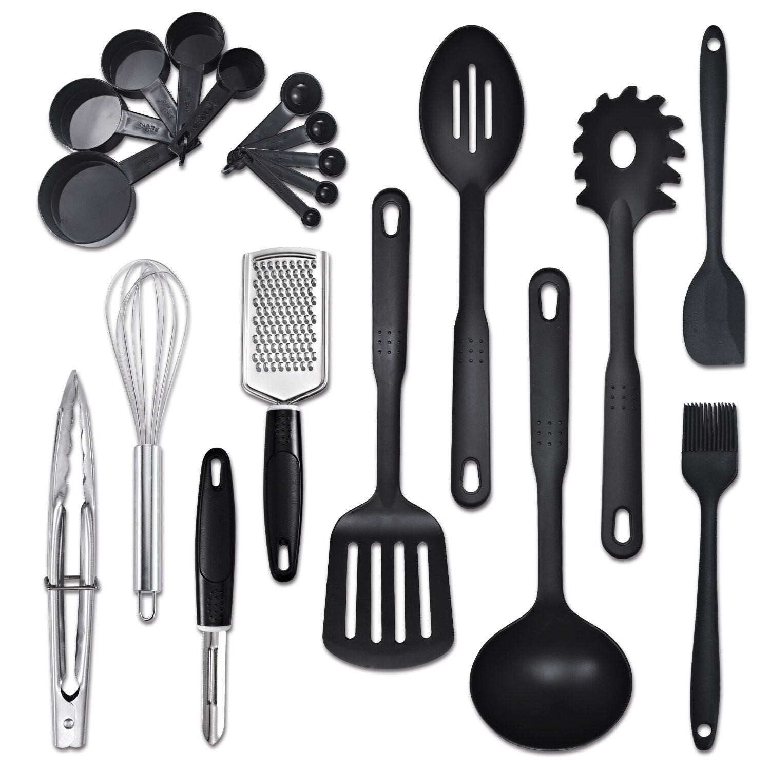 VEICA Kitchen 20 Pcs Cooking Utensils Food Grade N... – Grandado