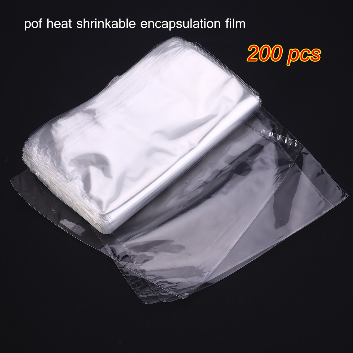 200 Pcs 6X6 inch Waterproof POF Heat Shrink Wrap B... – Vicedeal