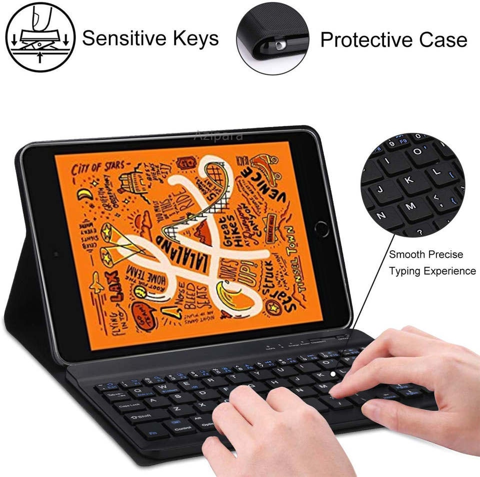 Slim Coque for iPad mini mini 5 Keyboard Case A213... – Vicedeal