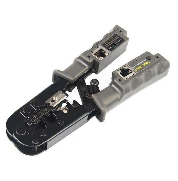 Pinza crimpatrice per Plug RJ45/RJ11 con Tester in... – Grandado