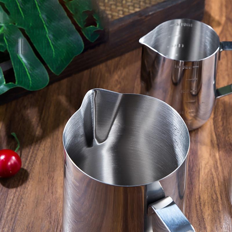 600/1000ml Milk Jugs Stainless Steel Milk Craft Mi... – Grandado