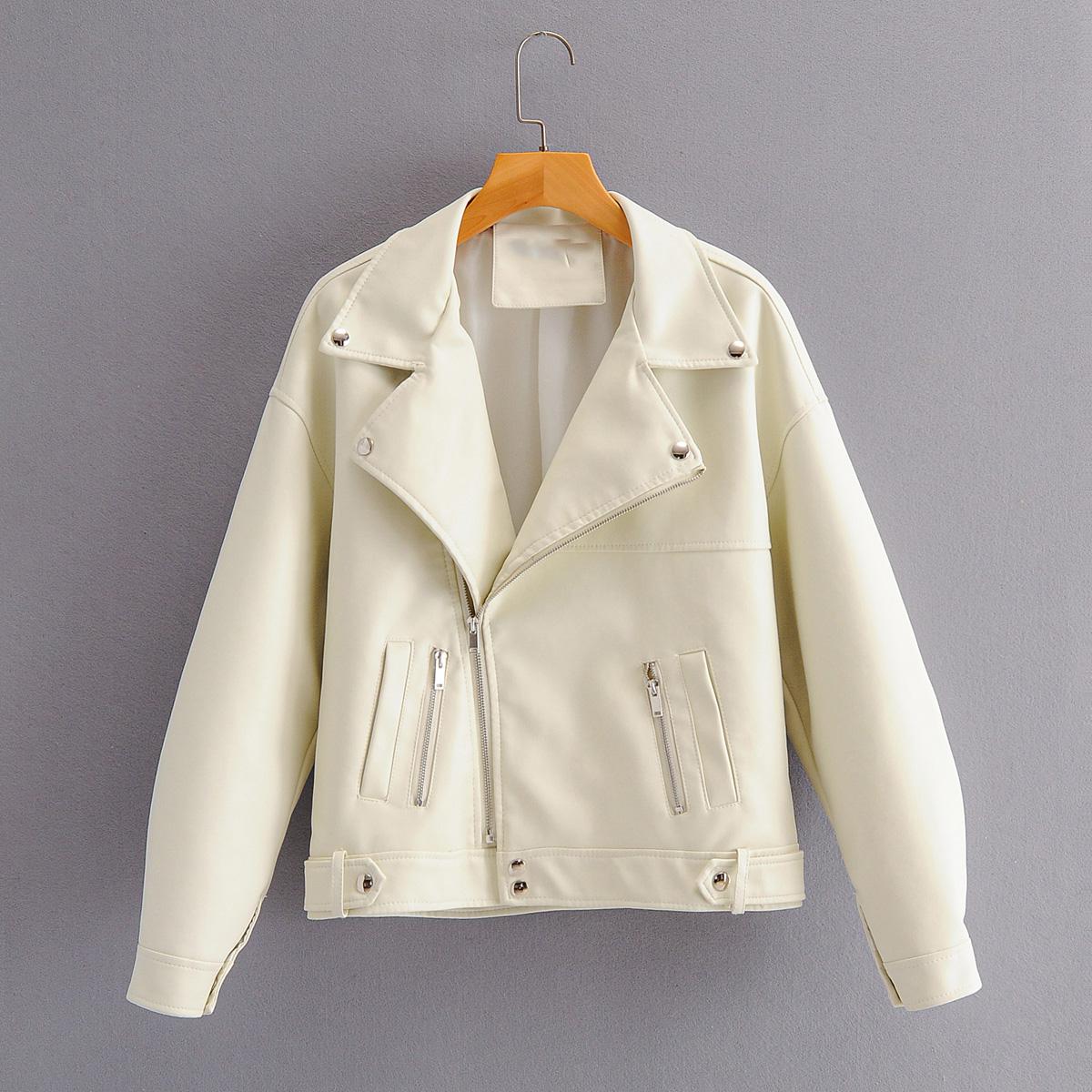 Ly Varey Lin Vrouwen Faux Leren Jas Losse Biker Ja... – Grandado