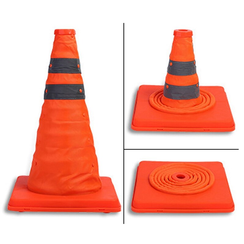 2 Packs of 15.5-Inch Foldable Traffic Cones, Multi... – Grandado