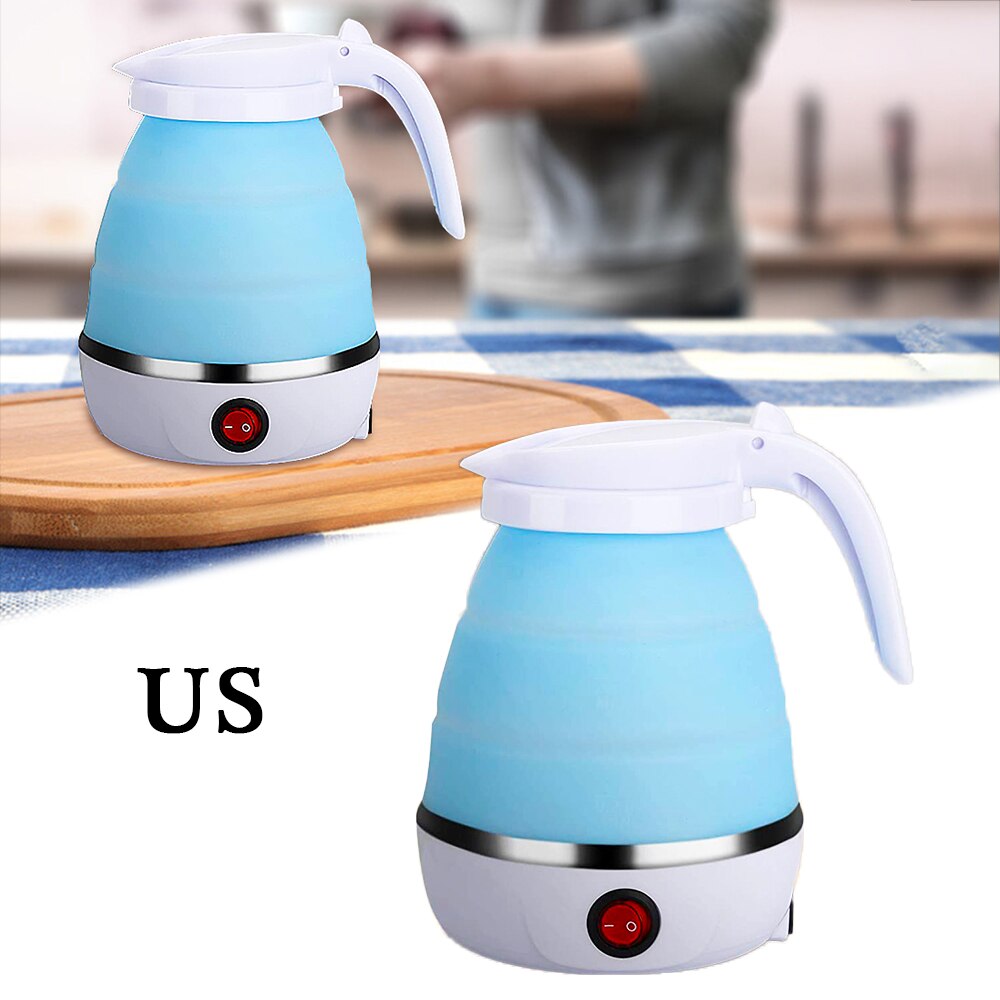 0.6L Foldable Electric Kettle Silicone Portable Mi... – Vicedeal