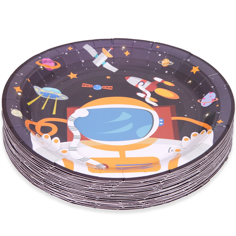 10PCS Outer Space Party Supplies disposable plate ... – Vicedeal