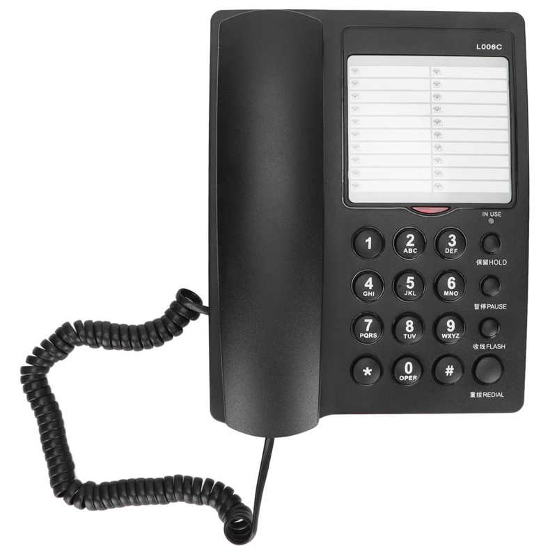 L006C Home Landline Phone Caller ID Fixed Telephon... – Vicedeal