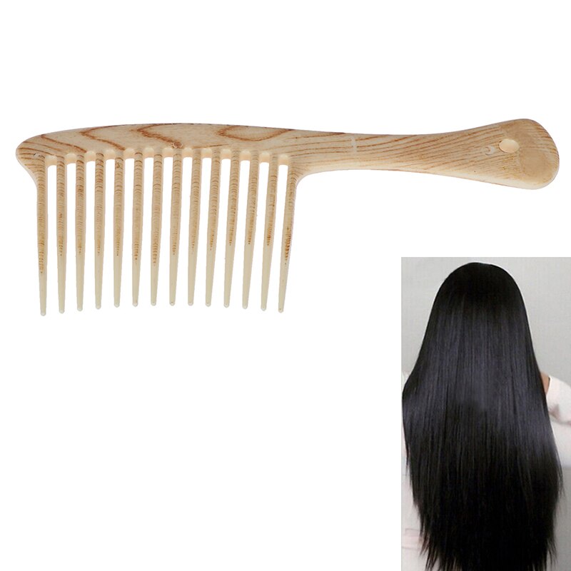 Large Wide Tooth Comb Hair Detangling Hairdressing... – Grandado