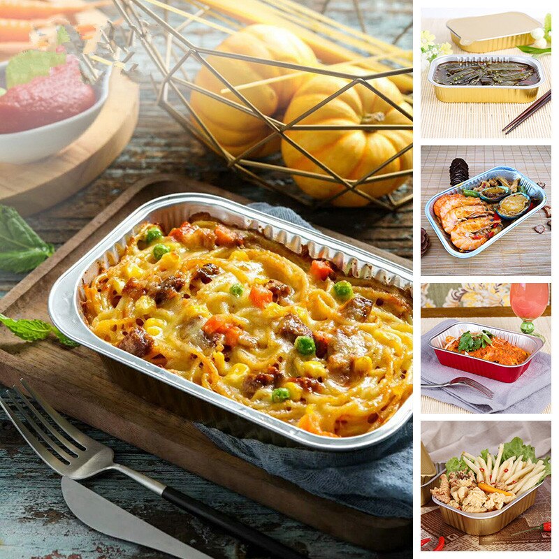 10pcs square aluminum foil cake cup tin paper pudd... – Grandado