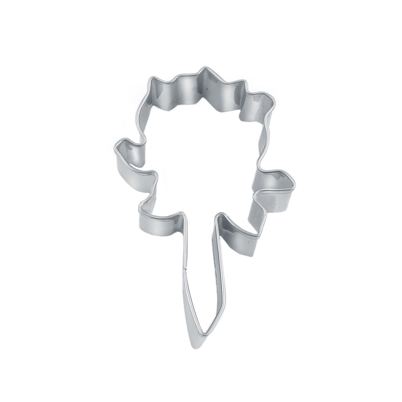 1pc Rose Shape Cookie Cutter Stainless Steel Valen... – Grandado