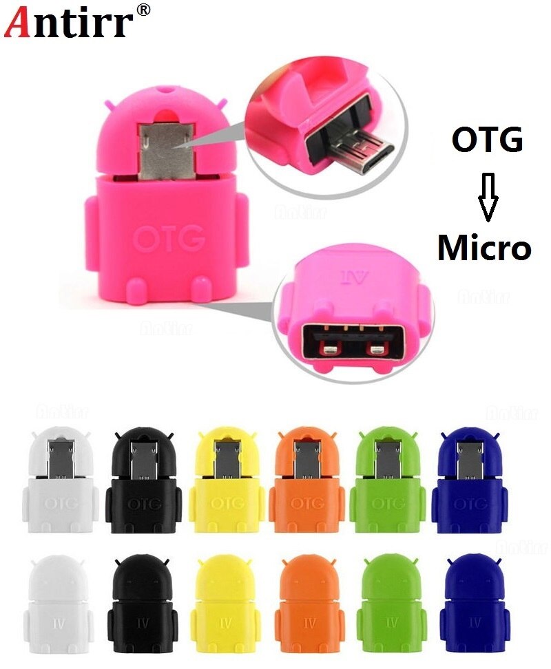 Universal Android Robot Form Micro Mini USB OTG Ad... – Vicedeal
