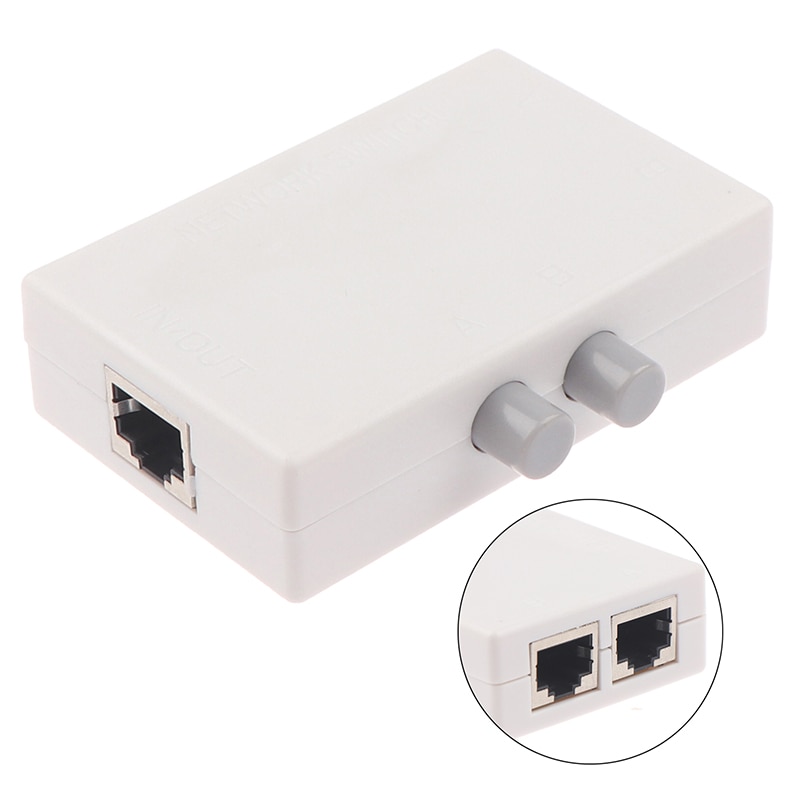 Mini 2 Port Rj45 Rj 45 Network Switch Ethernet Net Grandado