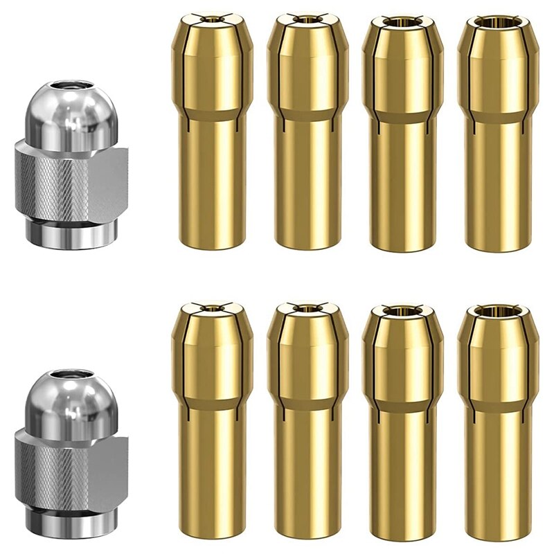 10Pcs Brass Collet For Dremel, Replacement 4485 Qu... – Grandado