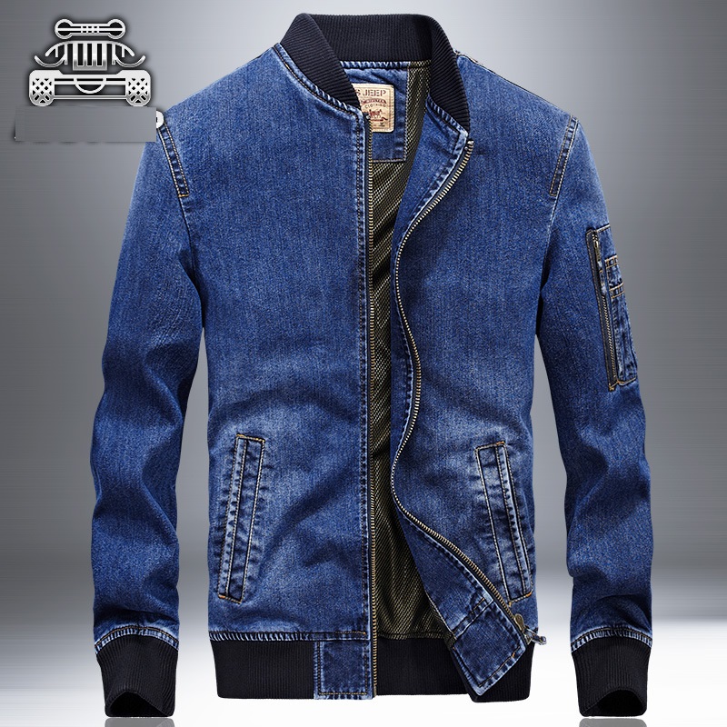 XingDeng mode denim jas mannen jeans jas over jas ... – Vicedeal