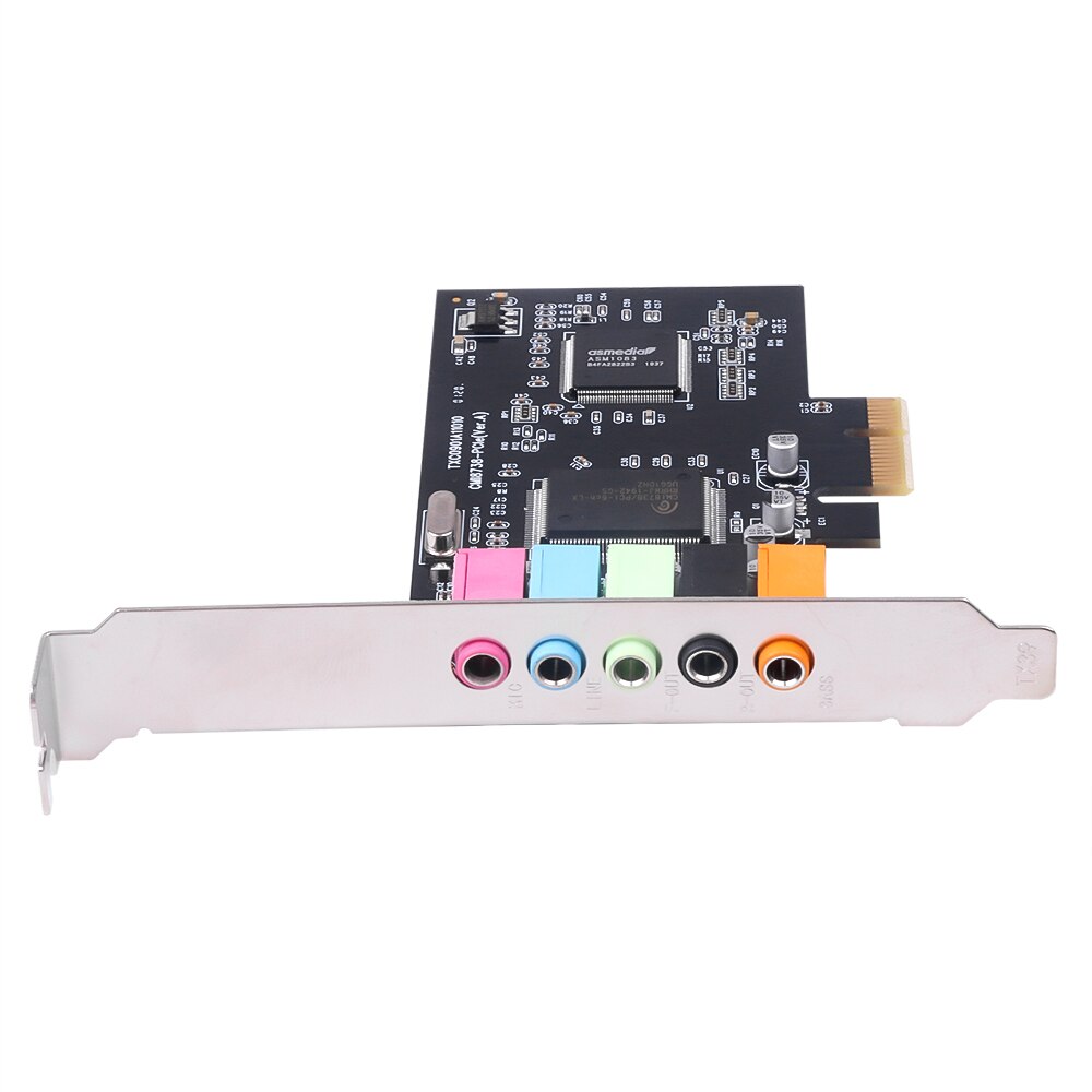 Kebidu 5.1CH PCI-E Sound Card CMI8738 Chipset PCI-... – Grandado