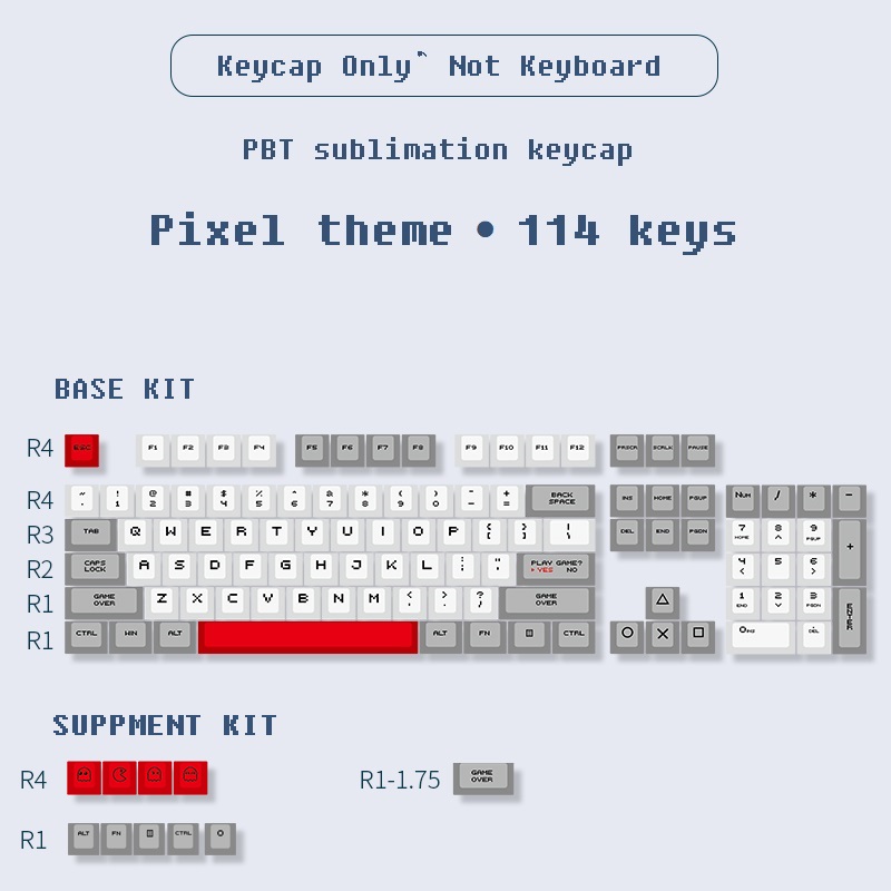 Good Comfortable Hand Feel 114 key Cherry Profile ... – Vicedeal