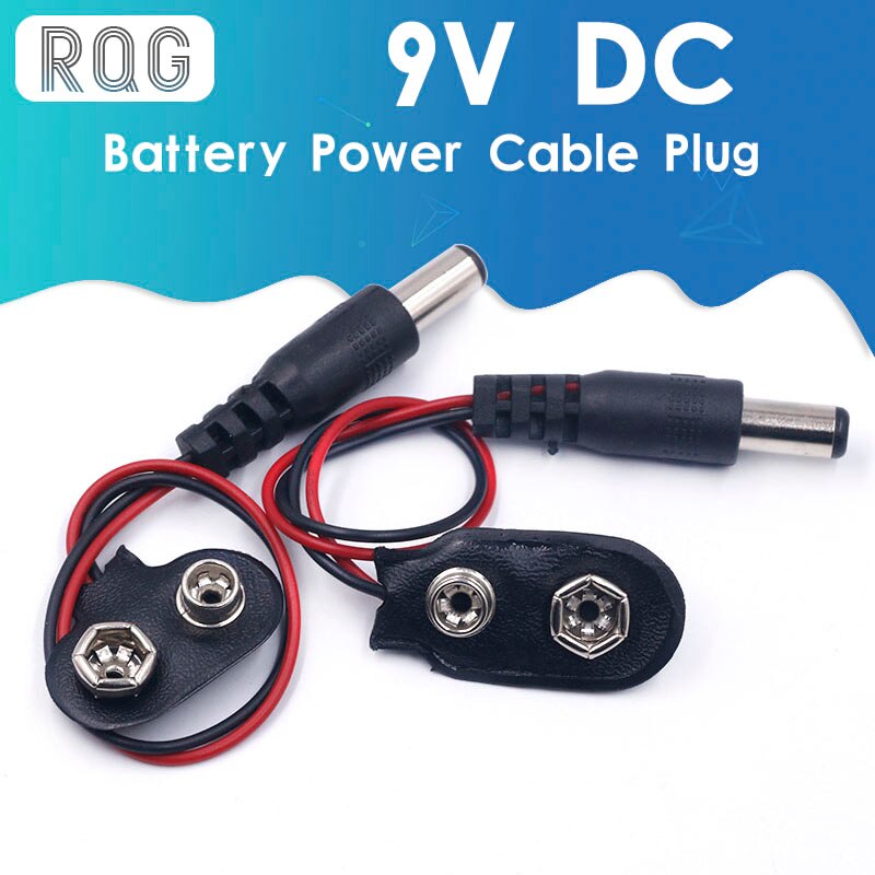 9V Dc Batterij Kabel Plug Clip Vat Jack Connector ... – Vicedeal