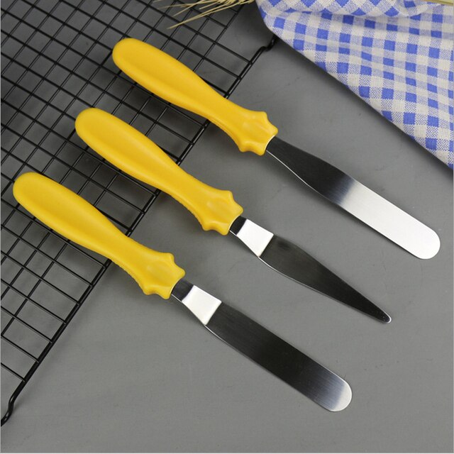 3pc/set Small Cranked / Angled Spatula Palette Kni... – Vicedeal