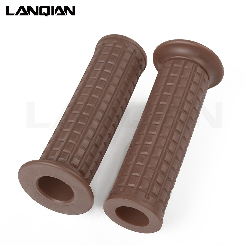7/8" 22cm Motorcycle Hand Grips Retro Handle Rubbe... – Grandado