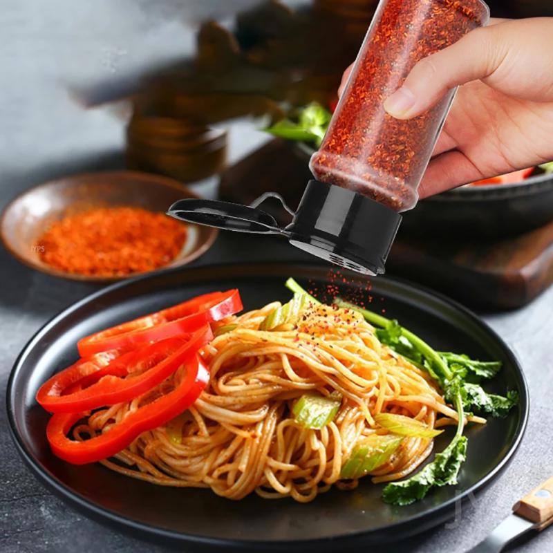 Botella de condimentos de plástico para cocina, co... – Grandado