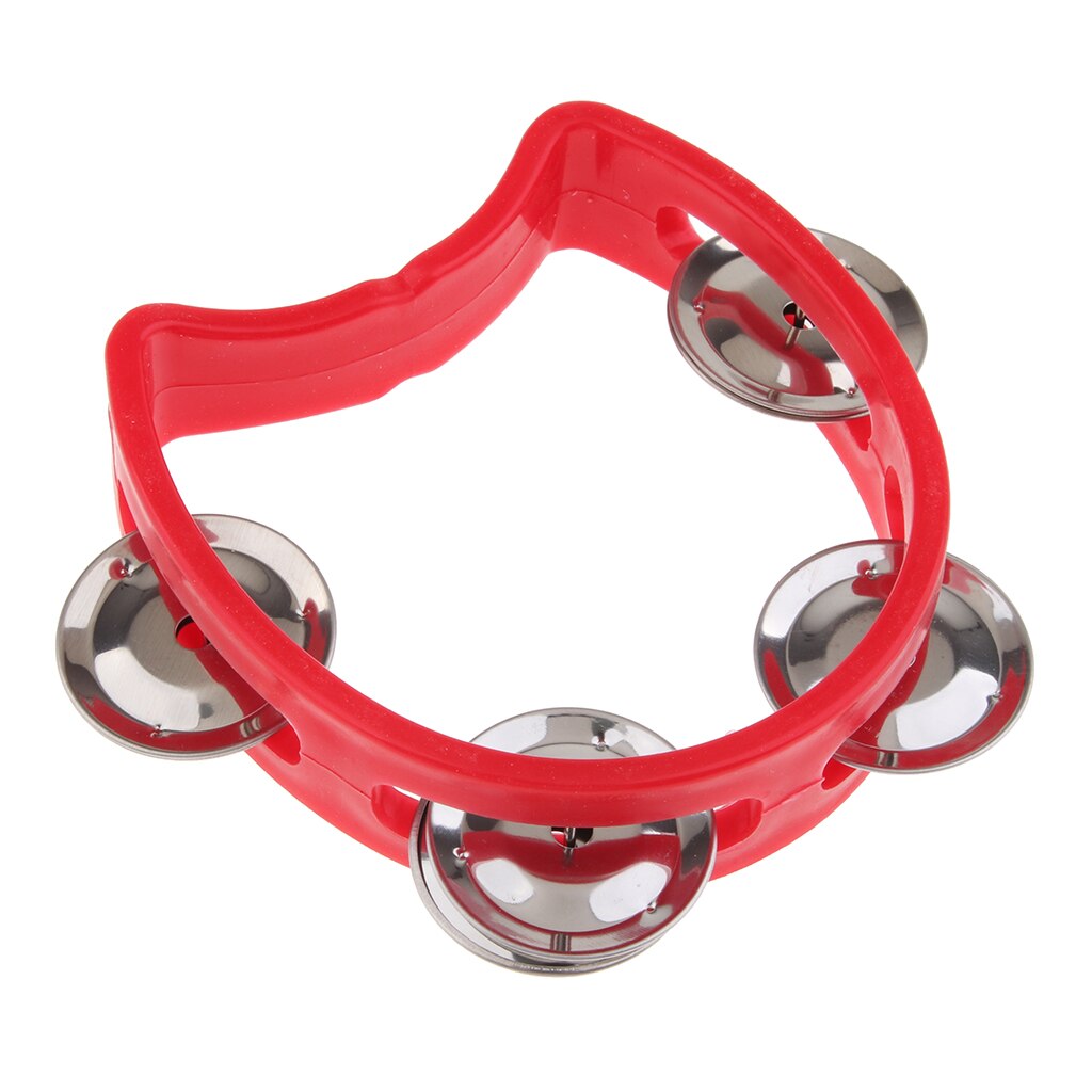 Small Music Tambourine Handheld Rattle Bell Shaker... – Grandado