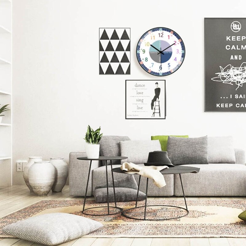 Educational Wall Clock for Children Kid's Teac... – Grandado