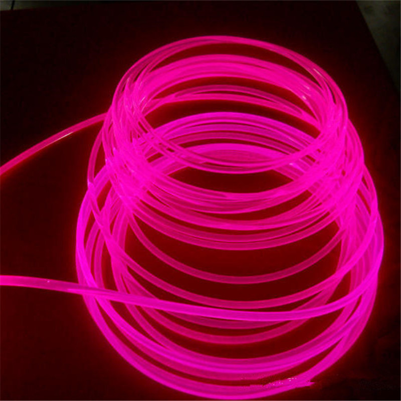 5mX side glow transparent solid core optical fiber... – Vicedeal