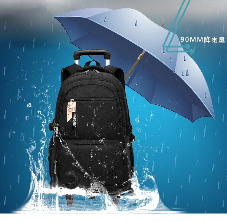 ZIRANYU-mochila impermeable con ruedas para niños,... – Grandado