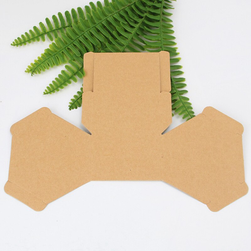 10Pcs European-style hexagonal paper box Kraft pap... – Grandado