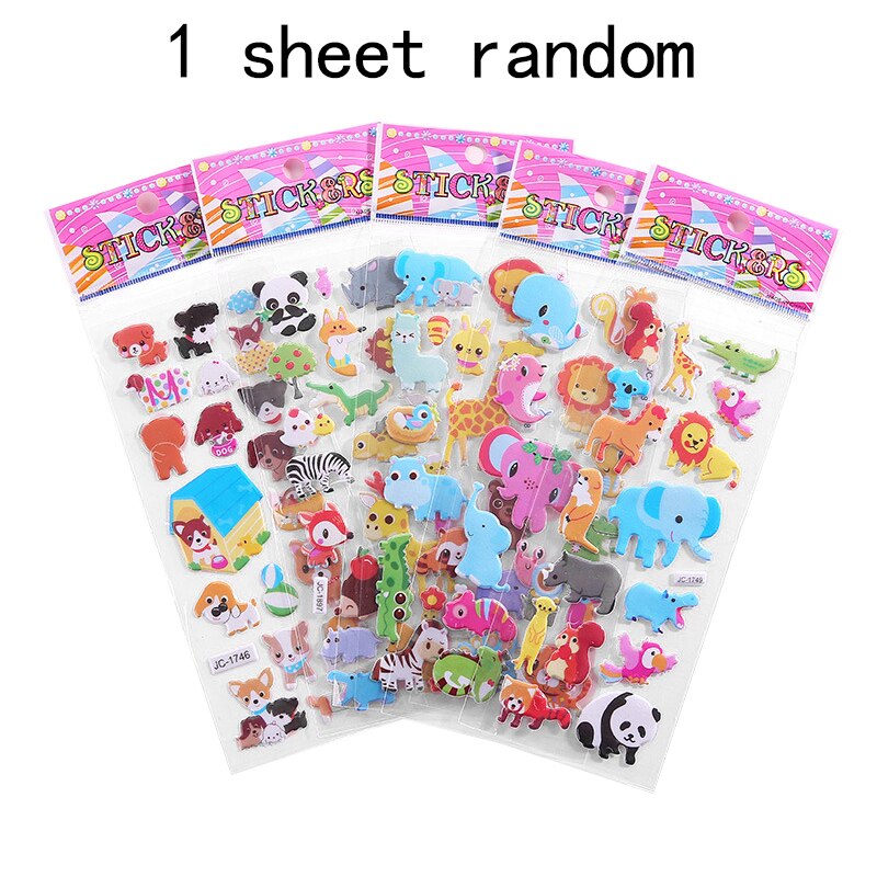 10/5/3/1 sheets 3D cartoon animal number letter bu... – Vicedeal