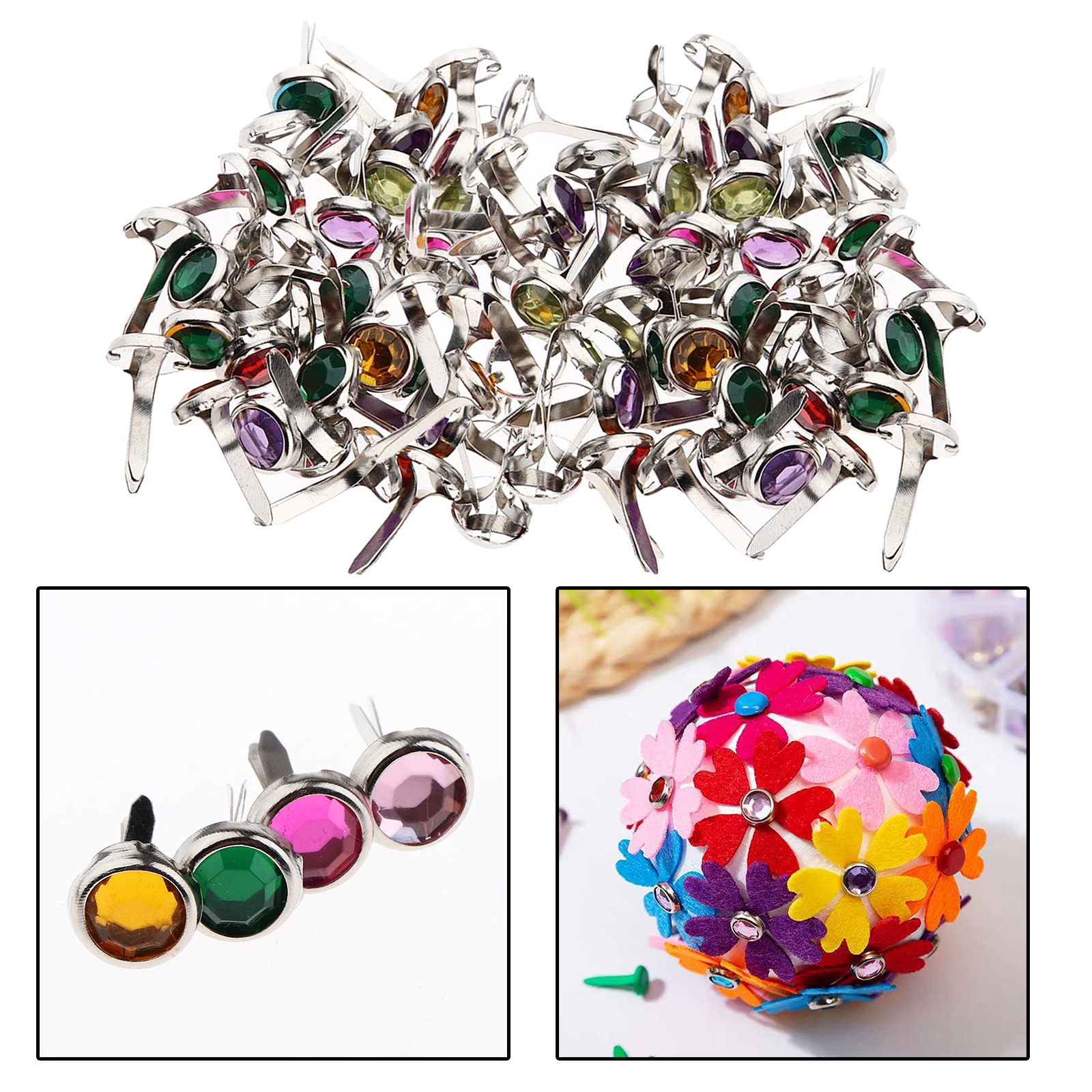 Metalen Veiligheid Mini Brads Paper Craft Scrapboo... – Grandado