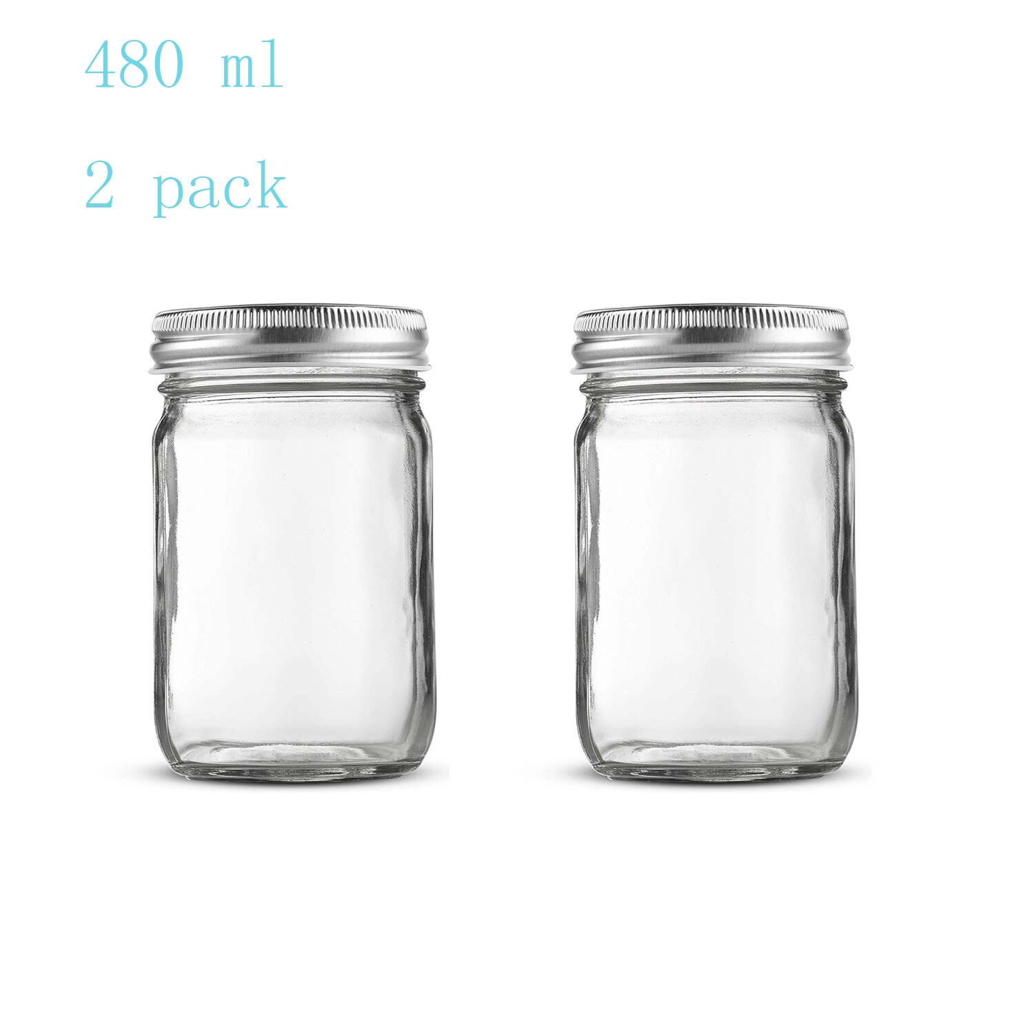 Mason Jars With Regular Lids Ideal for Jam Honey W... – Grandado