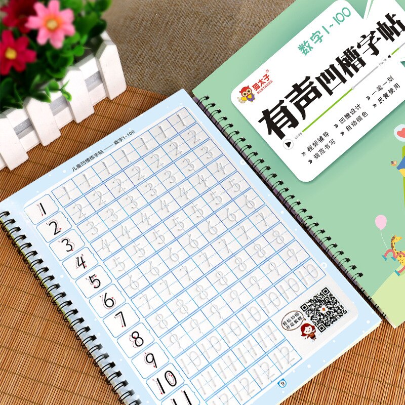 12 Pieces Reusable Version Children For Handwritin... – Grandado