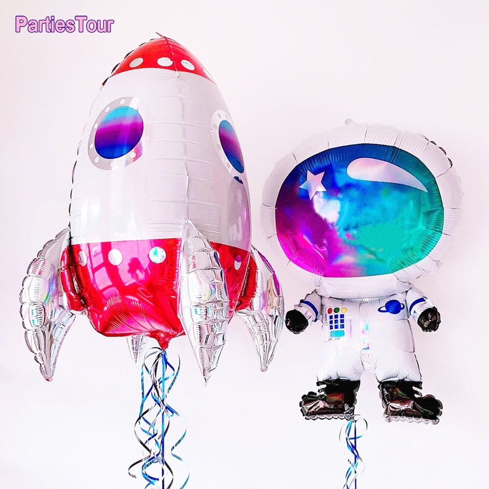 2pcs /Set Space Balloons Space Rocket Astronaut fo... – Grandado