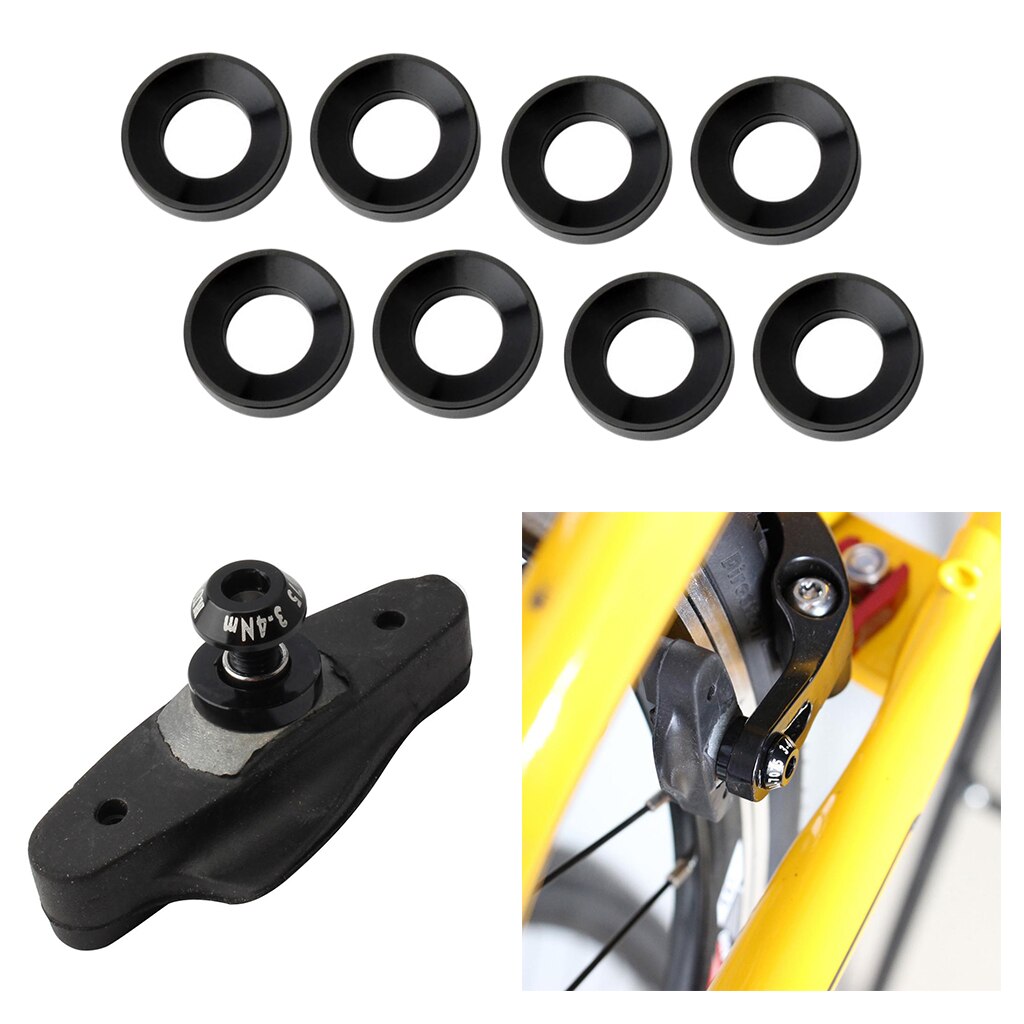 M5 Bicycle Disc Brake Bolts Spacer MTB Bike Convex... – Grandado