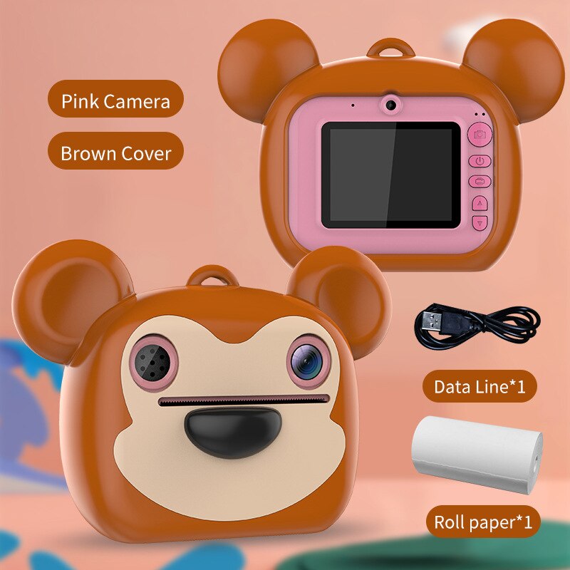 Instant Print Camera Thermal Print Kids Toy Camera... – Vicedeal