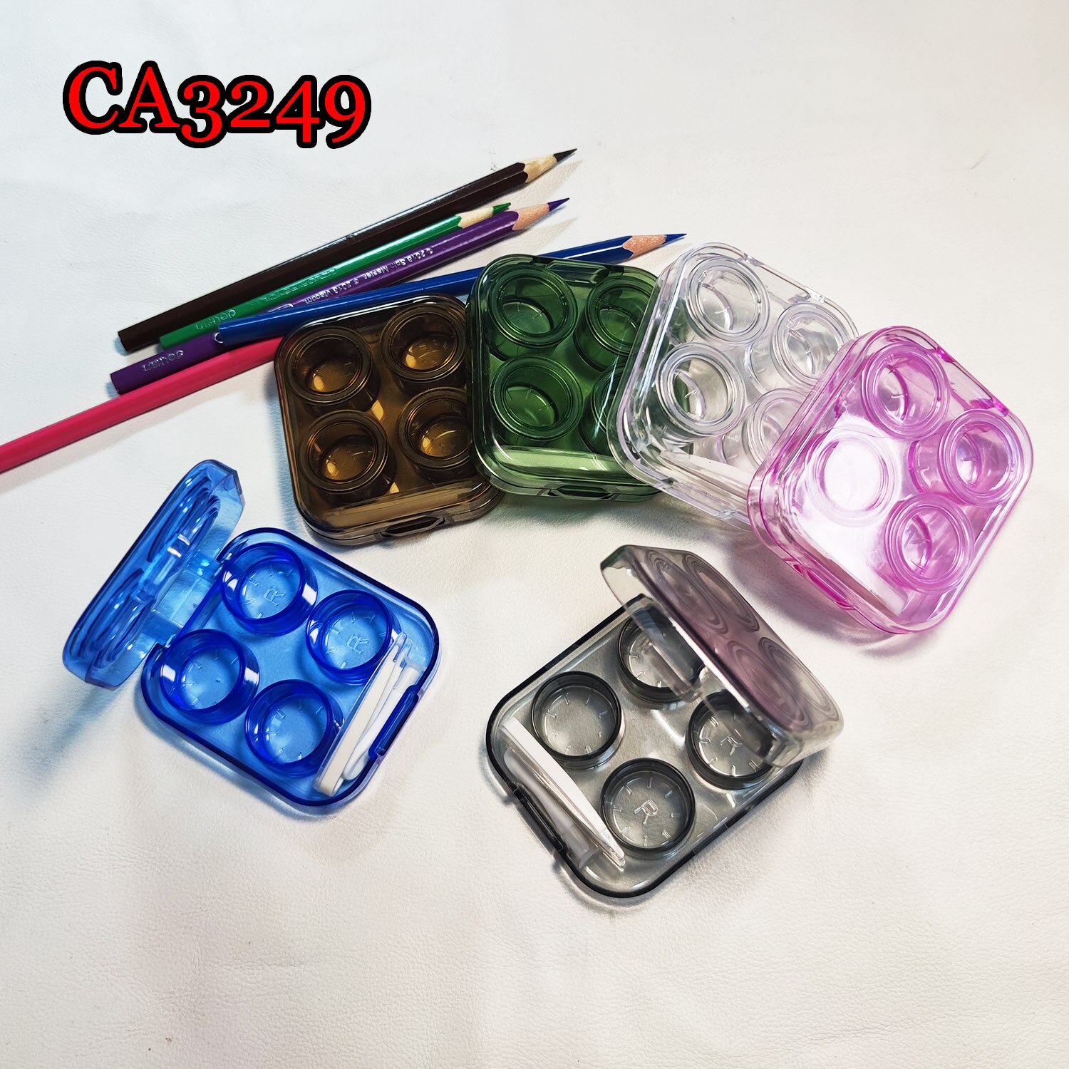 2pairs One-body Contact Lens Cases Small Lenses Bo... – Grandado