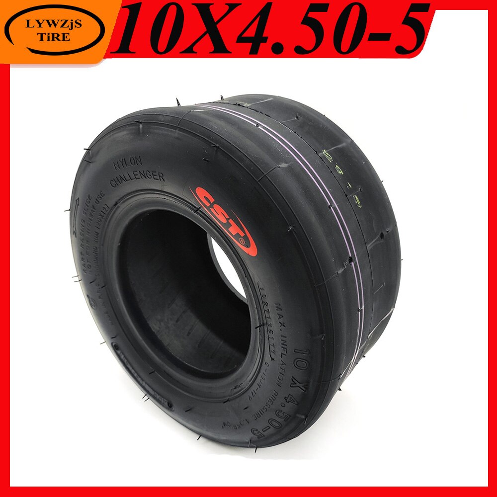 10 Inch Go Kart Drift Tyre 10x4.50-5 Tubeless Tire... – Grandado