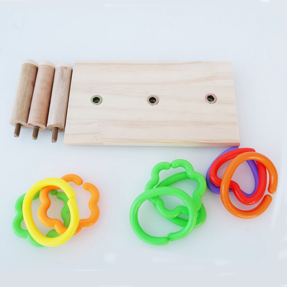 3 in 1 papegoja stapling ring leksaker set intelli... – Grandado