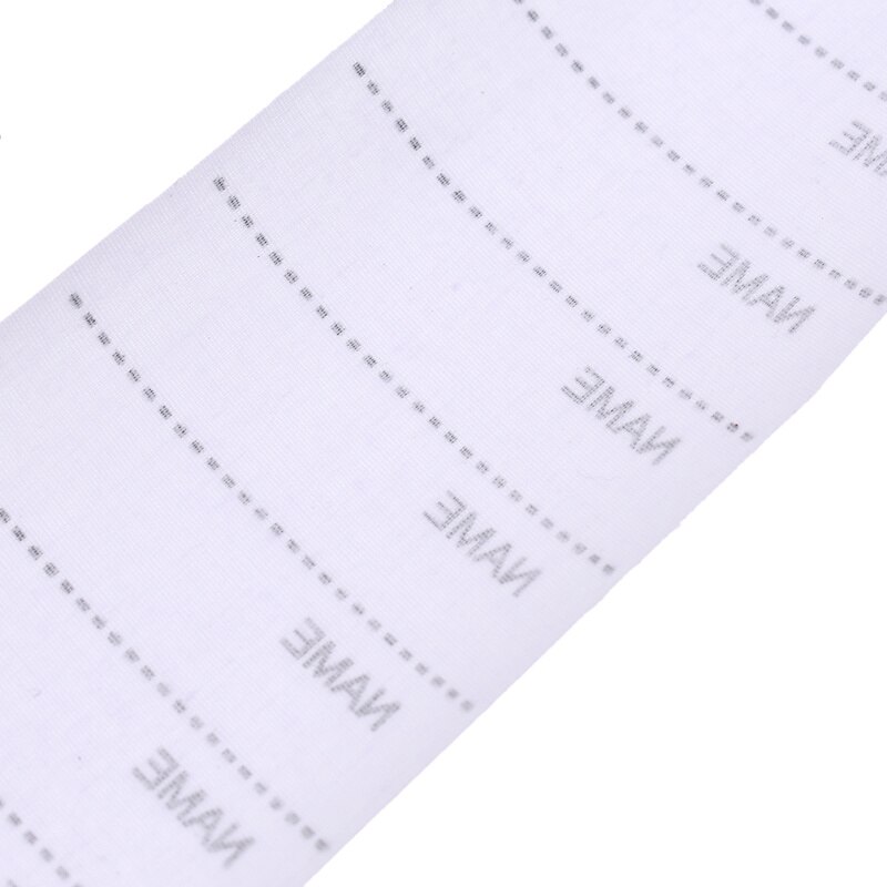 100PCS/pack White Handmade Sew-On Cloth Name Label... – Vicedeal