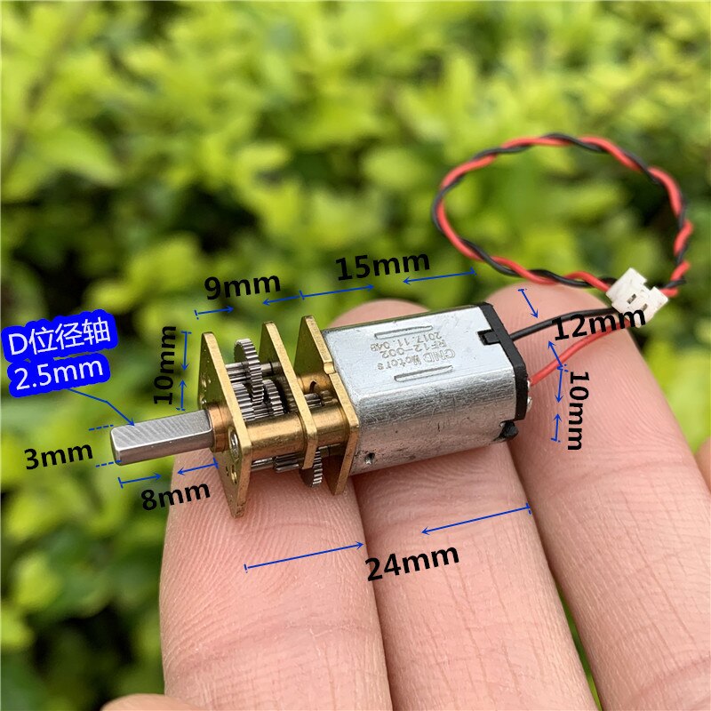 Micro Mini N20 Gear Motor Dc 3V-12V Algemene Slow ... – Grandado