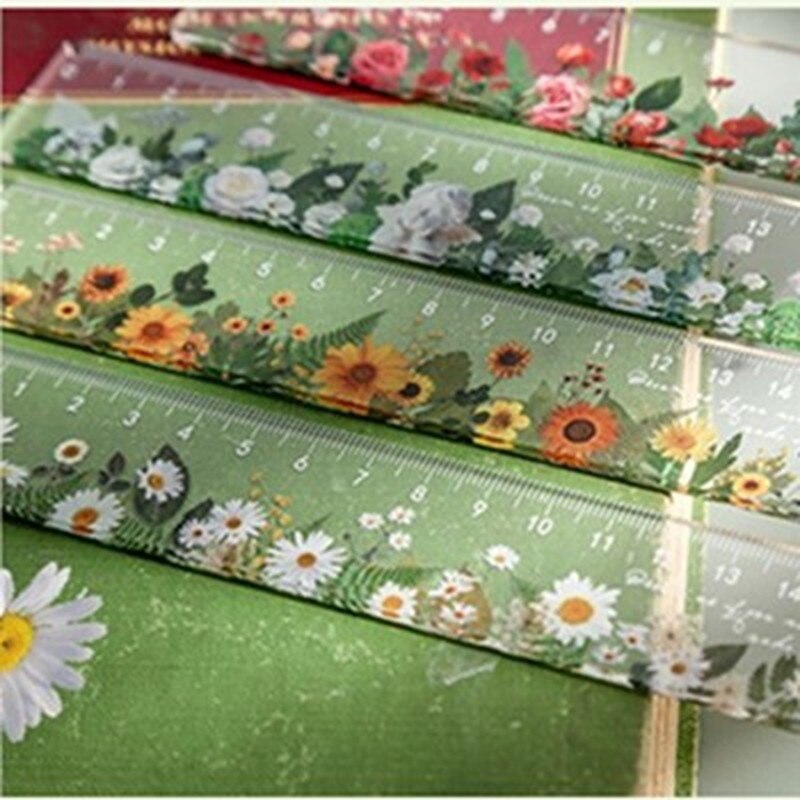 15CM Daisy Rose Cute Ruler Multifunction DIY Drawi... – Vicedeal