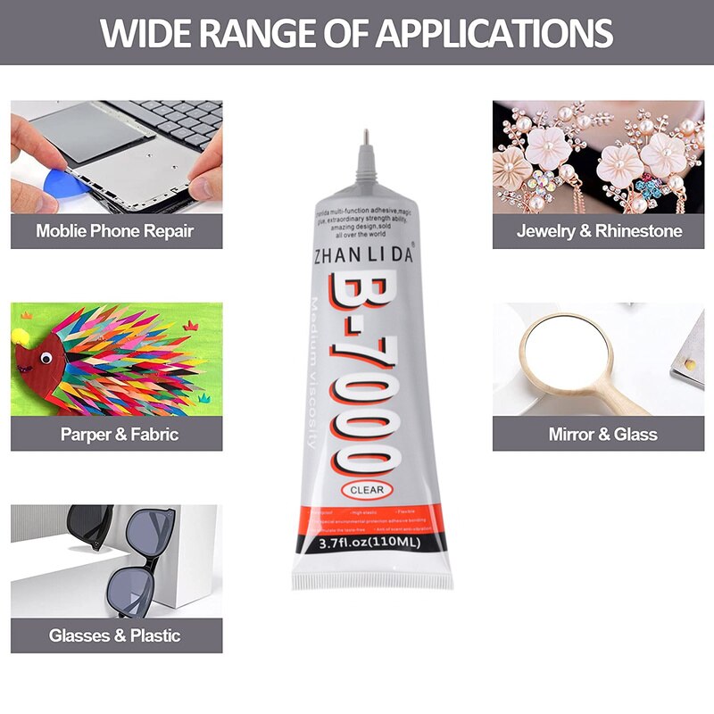 B-7000 Glue with Precision Tips Adhesive Glue for ... – Grandado