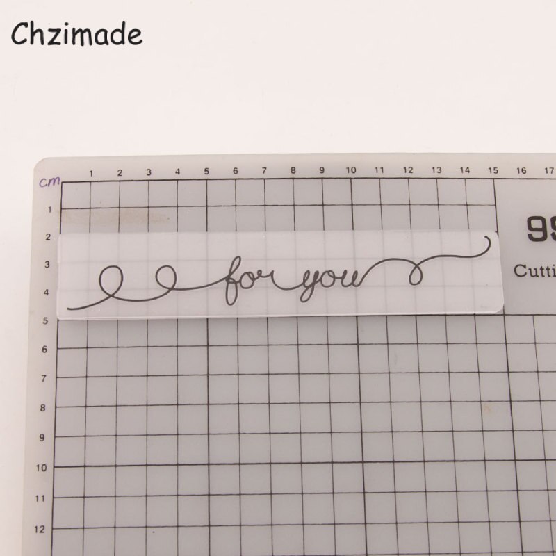 Love You Letter Printed Embossing Folders Plastic ... – Grandado