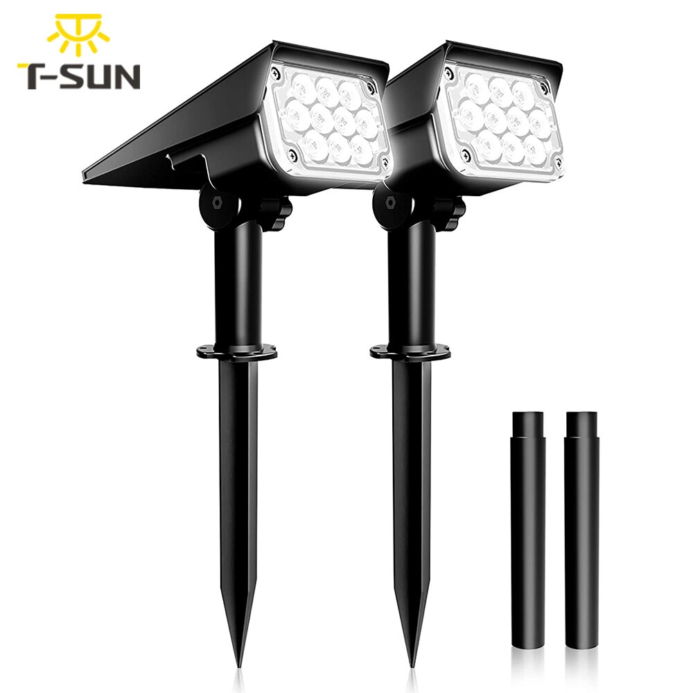 Tsun 2Pack Solar Light Outdoor 3000K/6000K/Rgb/Gro... – Grandado