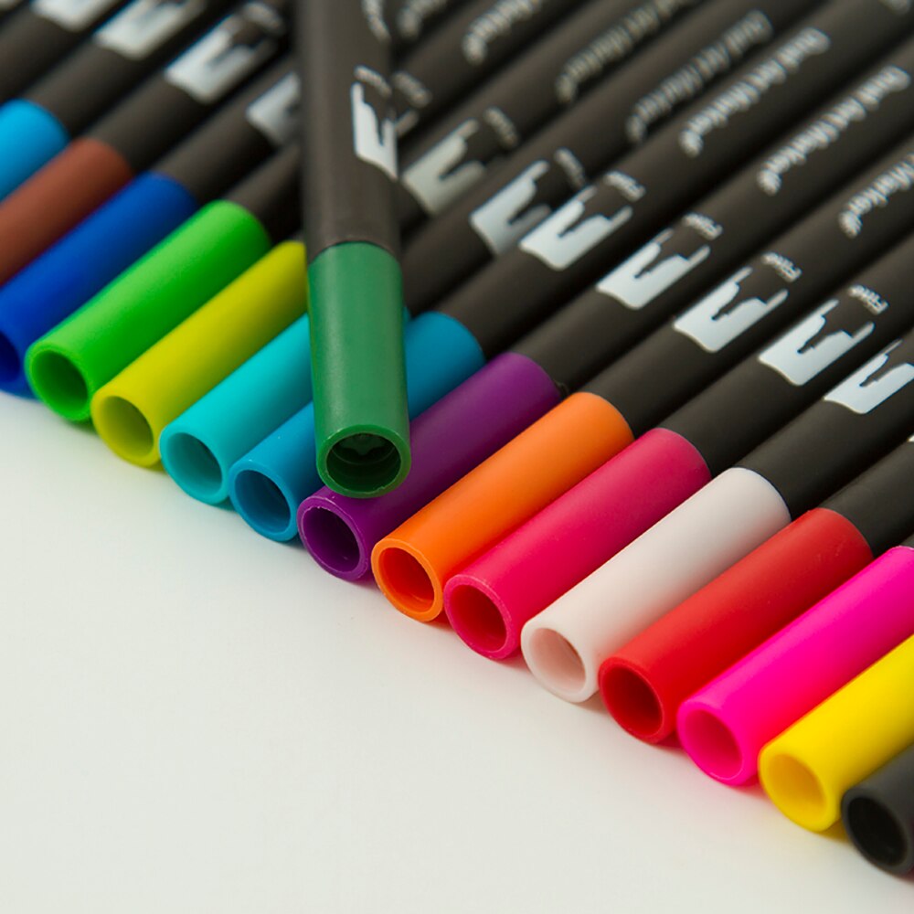 Brush Pen 12- 36 Set Flexible Marker Color Water B... – Vicedeal