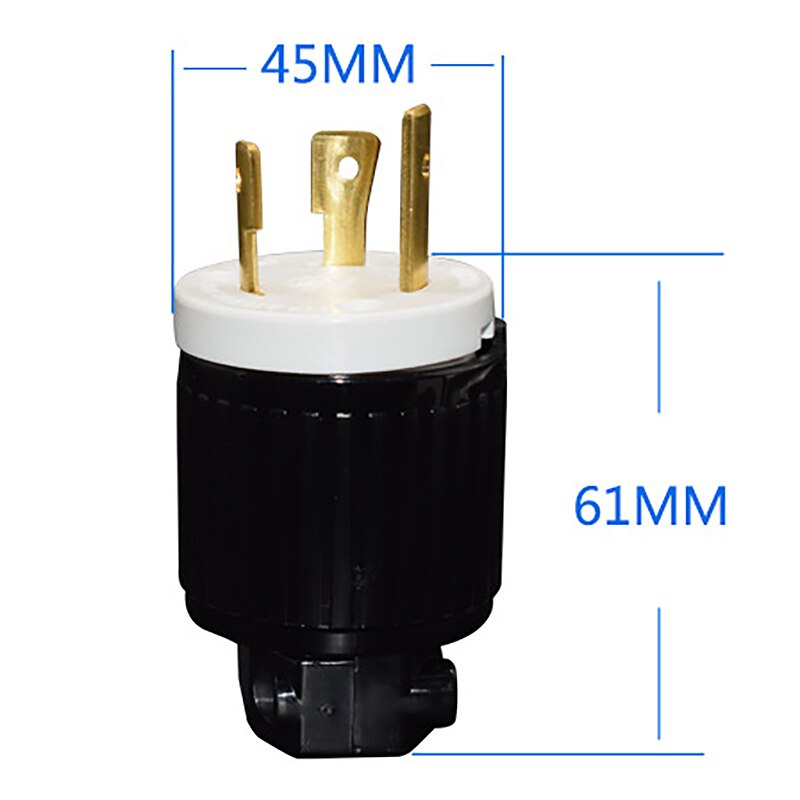 American Standard Wiring Plug NEMA L6-30P 30A 250V... – Grandado